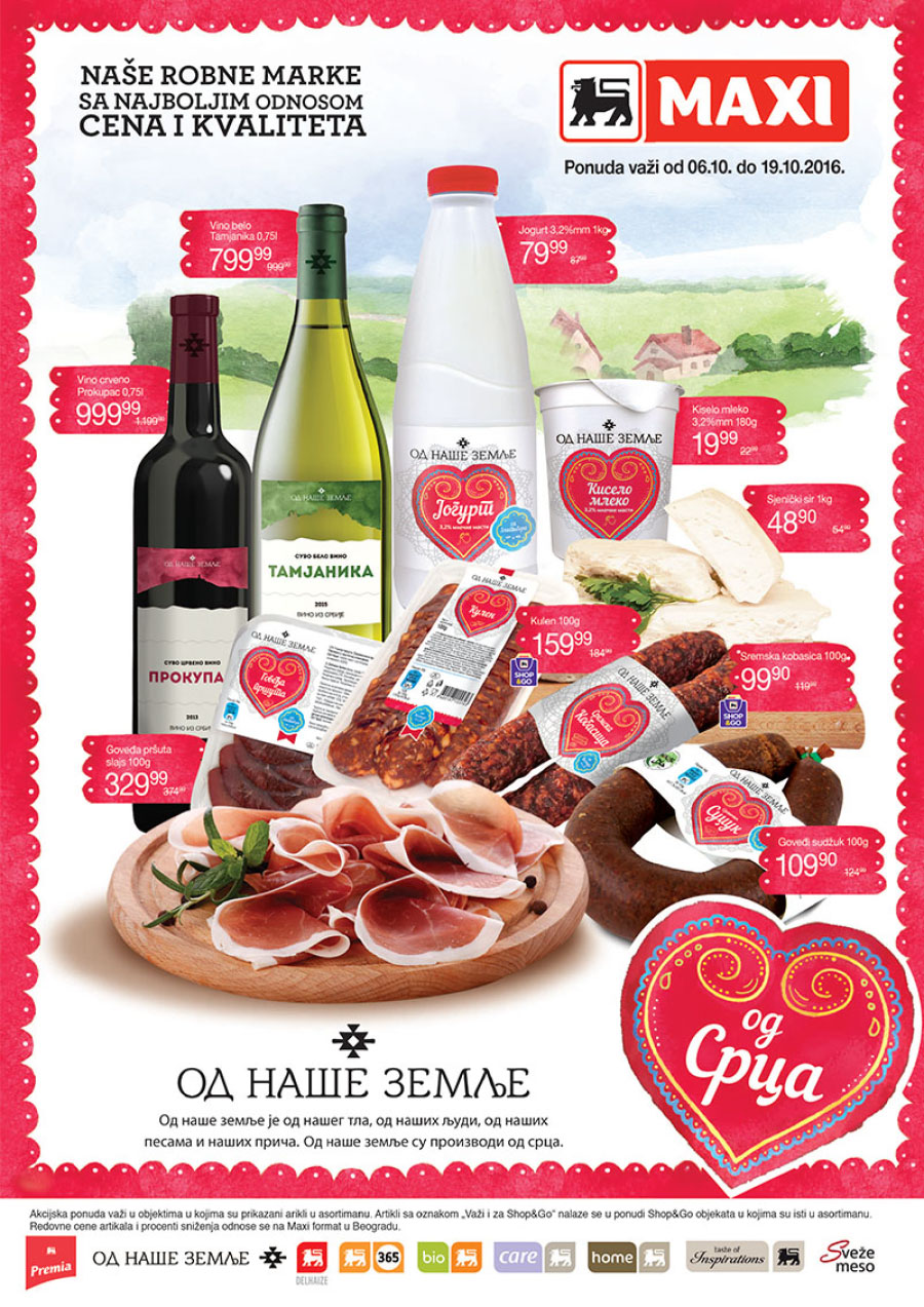 Maxi Katalog Akcija Domaće Robne Marke 06.10. - 19.10.2016. | Kuda u ...