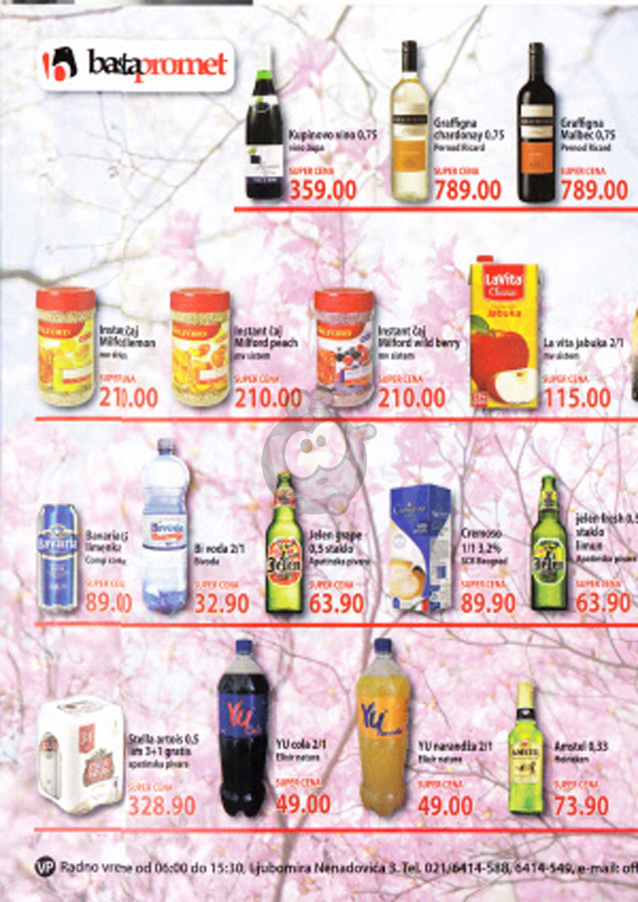 Basta Promet Diskonti Akcija Katalog 01.04. - 30.04.2016. | Kuda u Kupovinu
