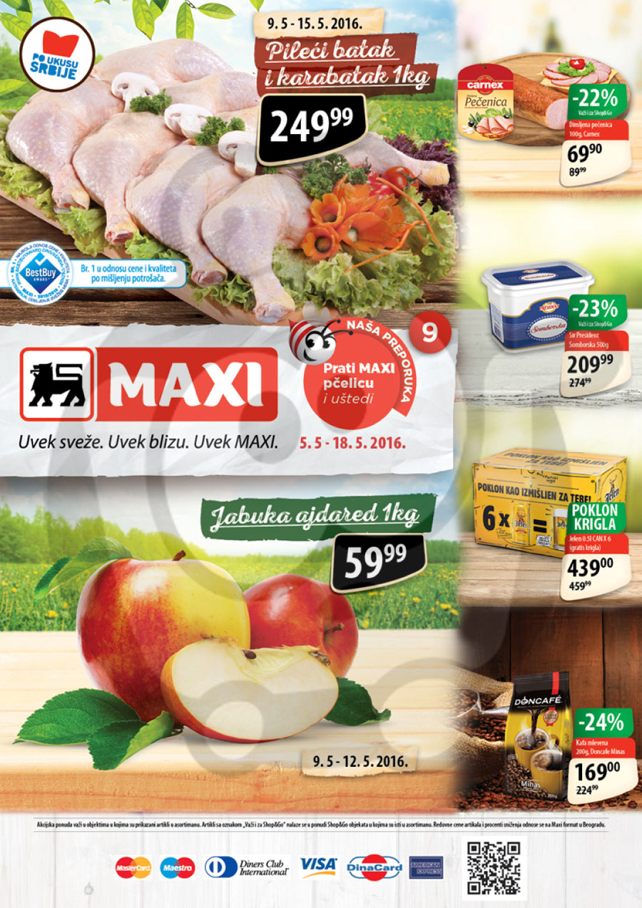 Maxi Katalog Akcija 05.05. - 18.05.2016. | Kuda u Kupovinu