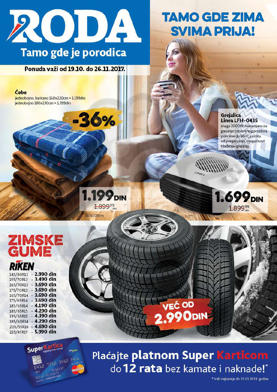 Roda Akcija Katalog Zima 19.10. - 26.11.2017. | Kuda u Kupovinu