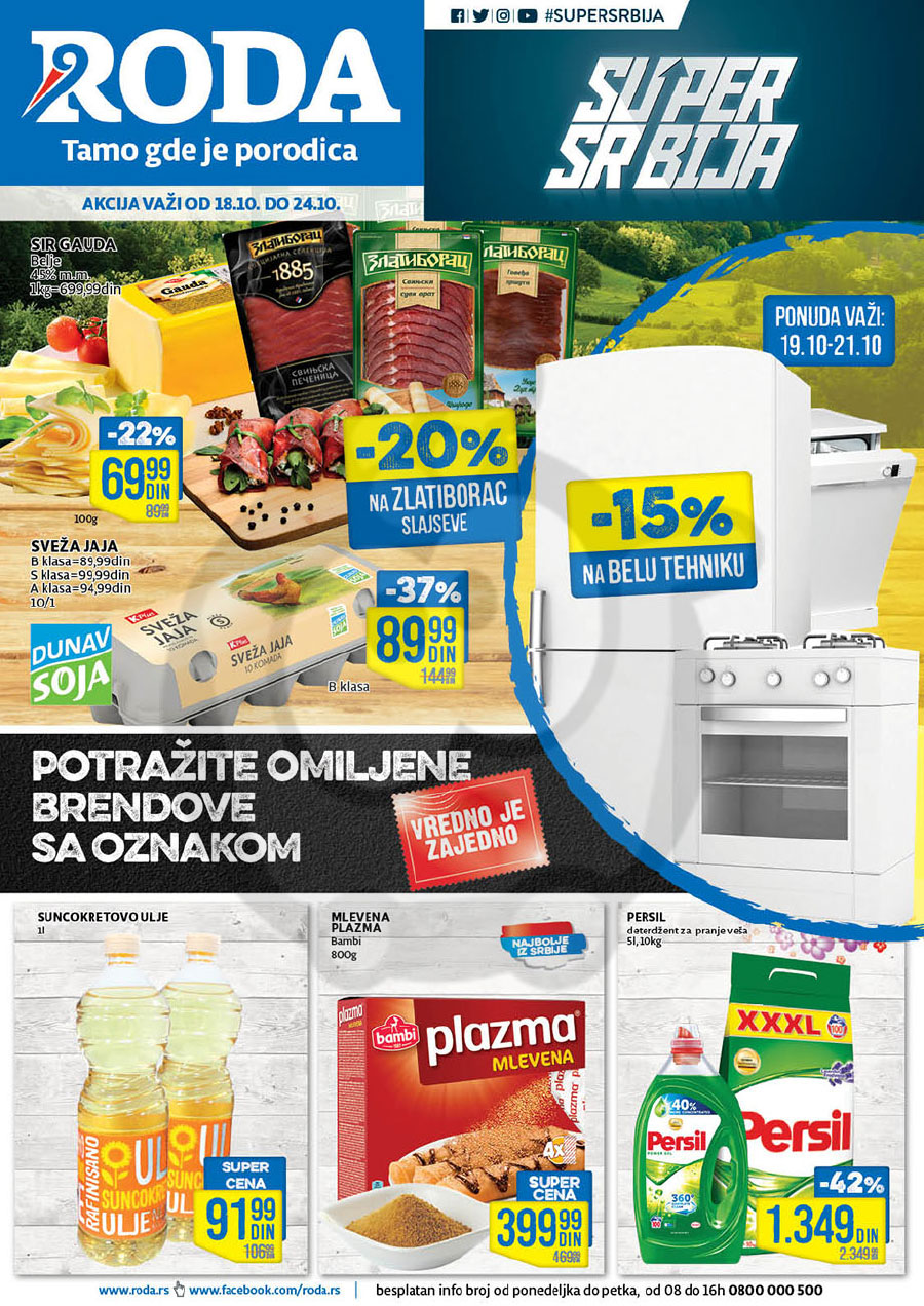 Roda Katalog Akcija 18.10. - 24.10.2018. | Kuda u Kupovinu