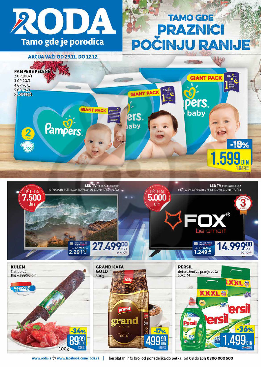 Roda Katalog Akcija 29.11. - 12.12.2018. | Kuda u Kupovinu