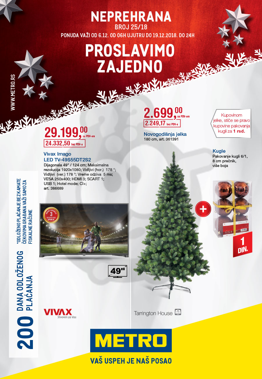 Metro Katalog Akcija Neprehrana 06.12. - 19.12.2018. | Kuda u Kupovinu