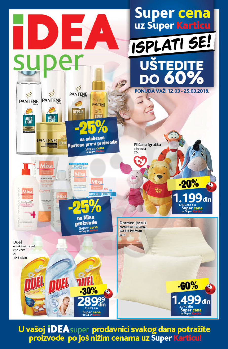 Idea Akcija Katalog Super Kartica 12.03. - 25.03.2018. | Kuda u Kupovinu