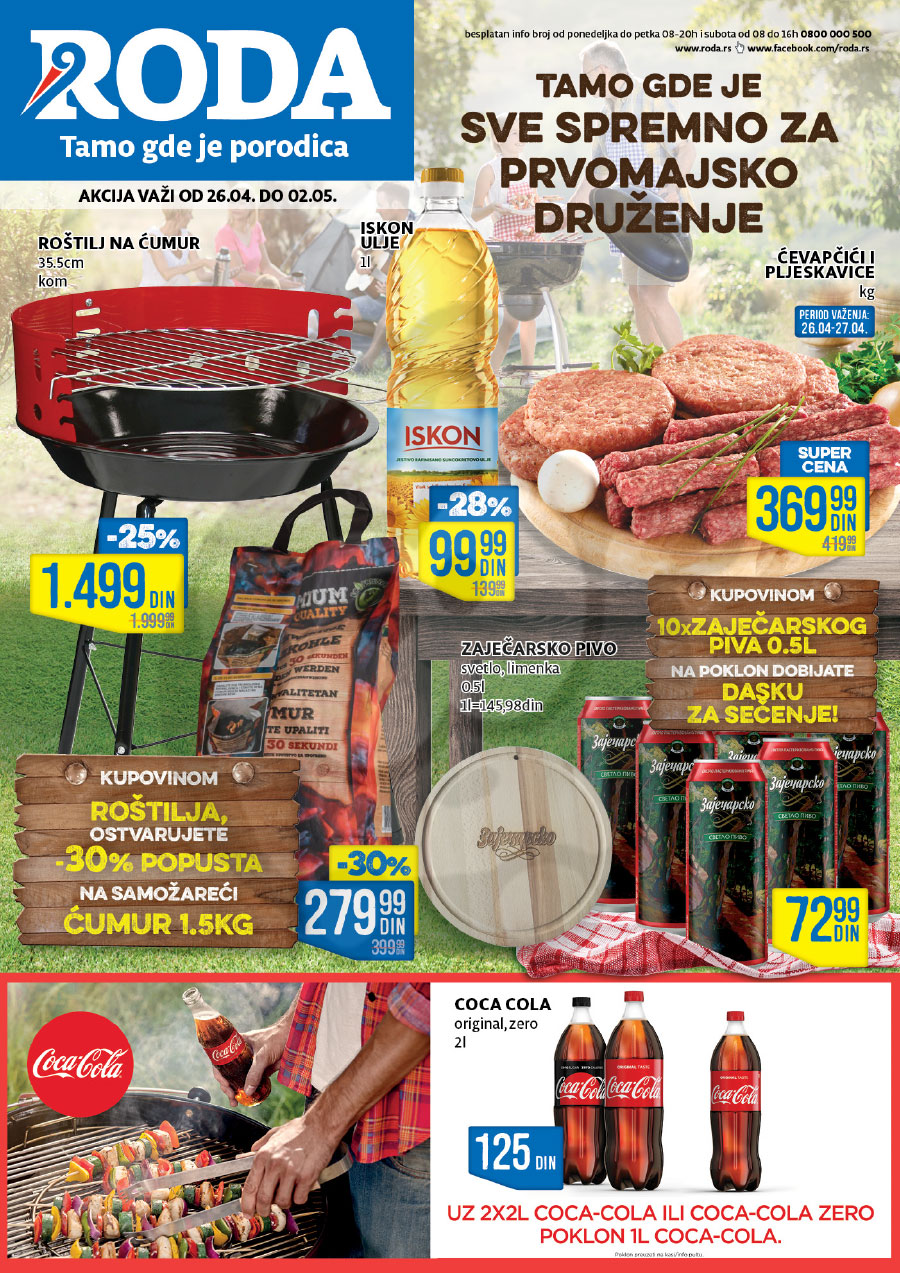 Roda Katalog Akcija 26.04. - 02.05.2018. | Kuda u Kupovinu