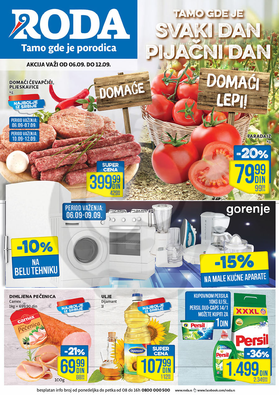 Roda Katalog Akcija 06.09. - 12.09.2018. | Kuda u Kupovinu