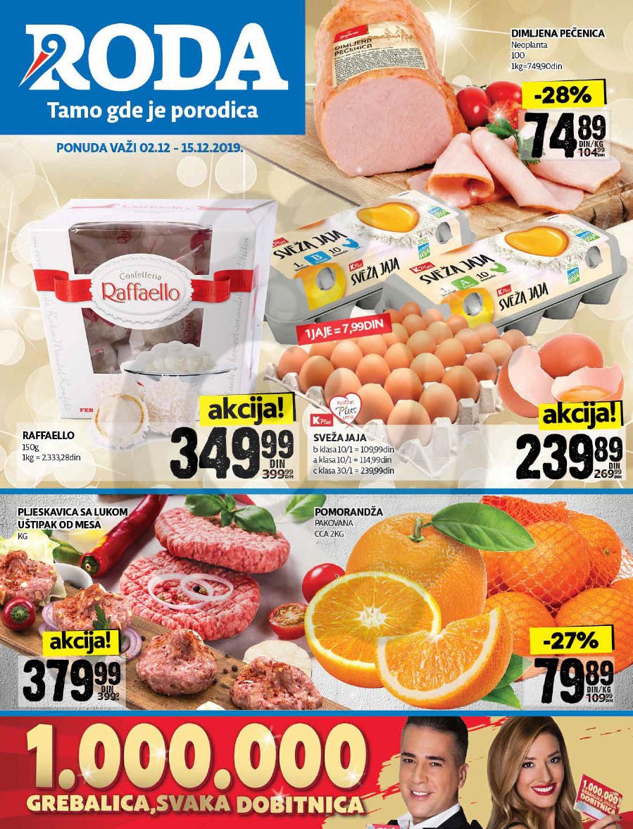 Roda Market Katalog Akcija 02.12. - 15.12.2019. | Kuda u Kupovinu