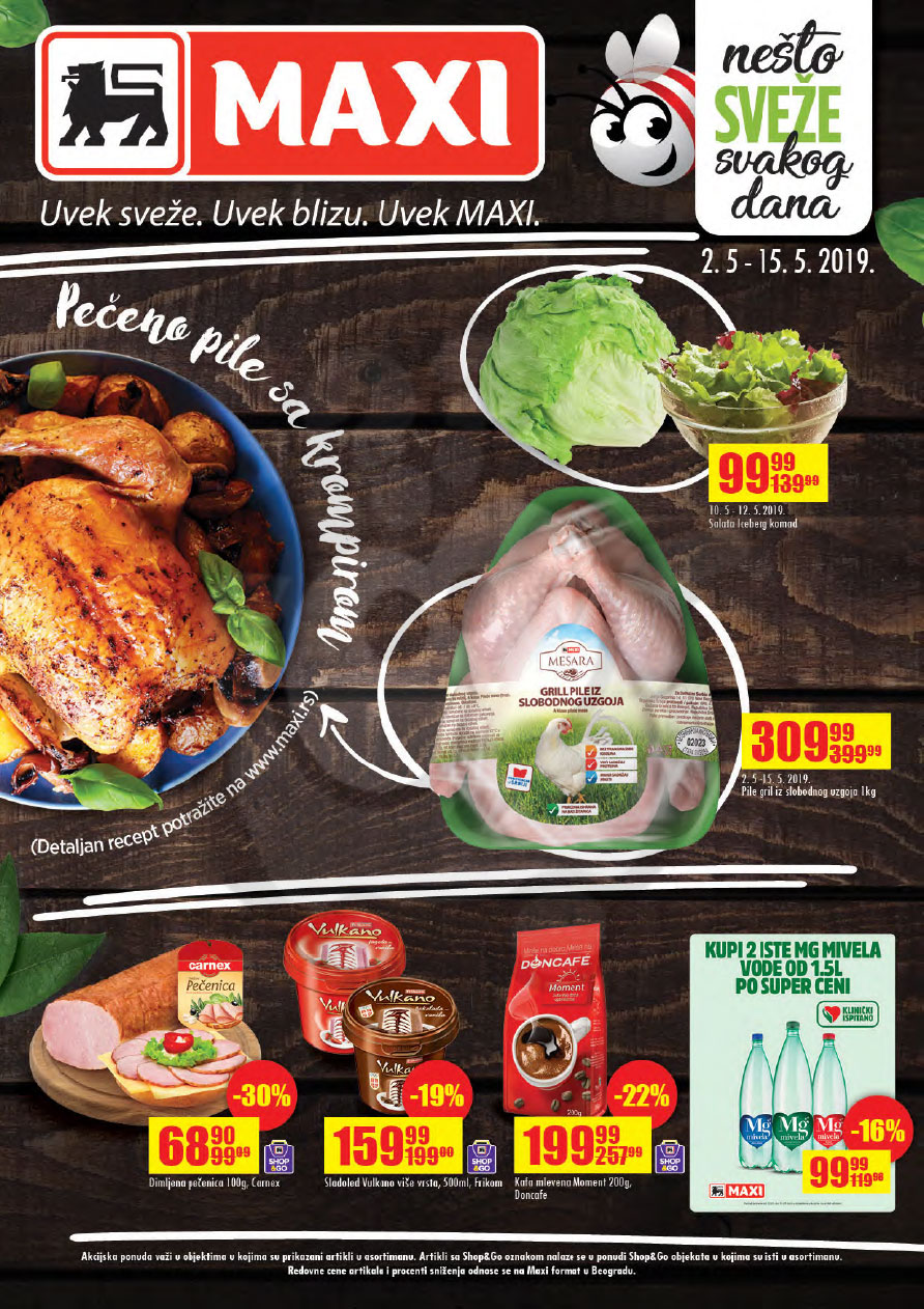 Maxi Katalog Akcija 02.05. - 15.05.2019. | Kuda u Kupovinu