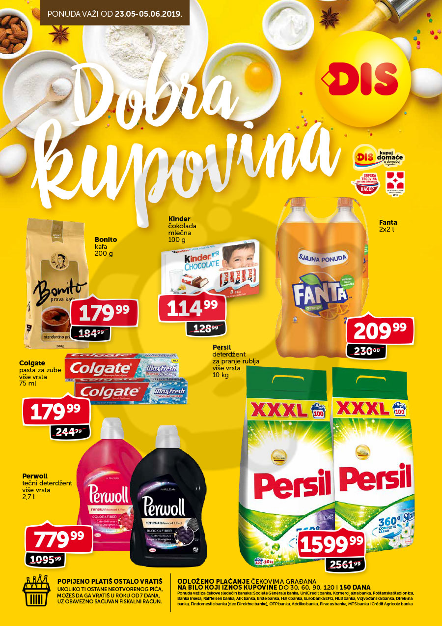 Dis Market Katalog Akcija 23.05. - 05.06.2019. | Kuda u Kupovinu