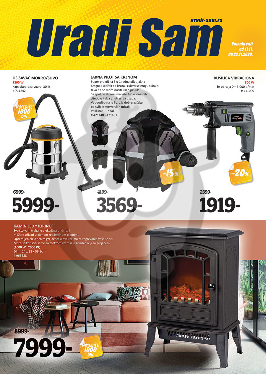 Uradi Sam Katalog Akcija 11.11. - 22.11.2020. | Kuda u Kupovinu