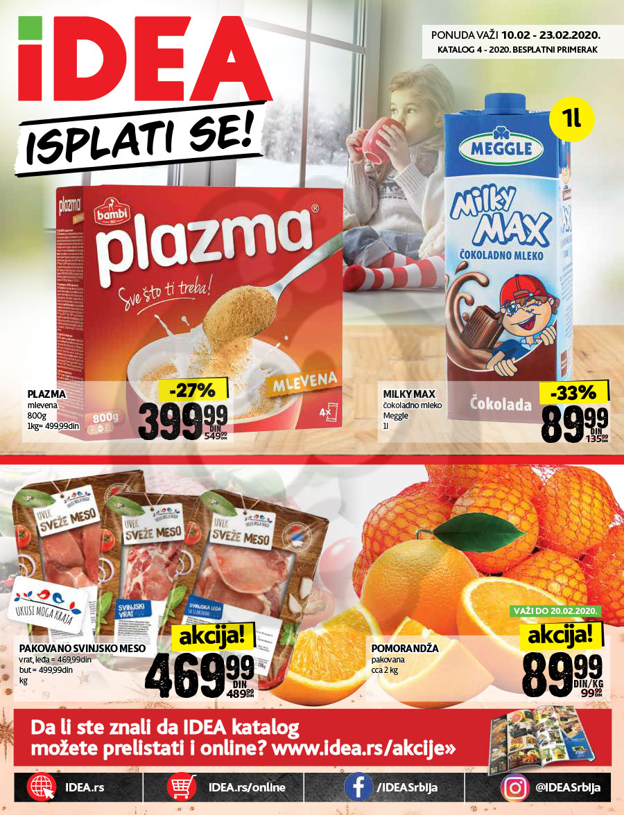 Idea Akcija Katalog Isplati se 10.02. - 23.02.2020. | Kuda u Kupovinu