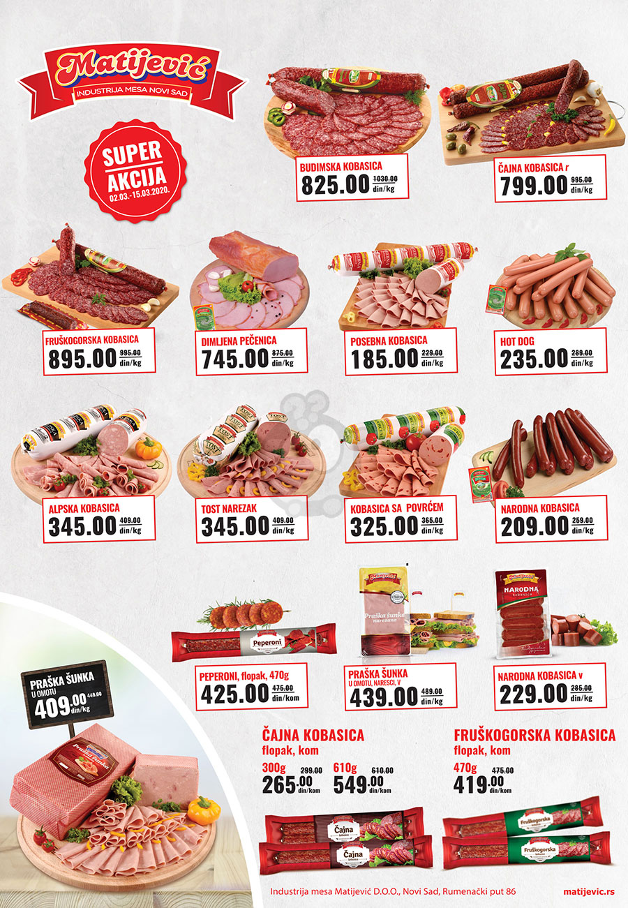 Matijević Katalog Akcija i Redovna Ponuda | Kuda u Kupovinu