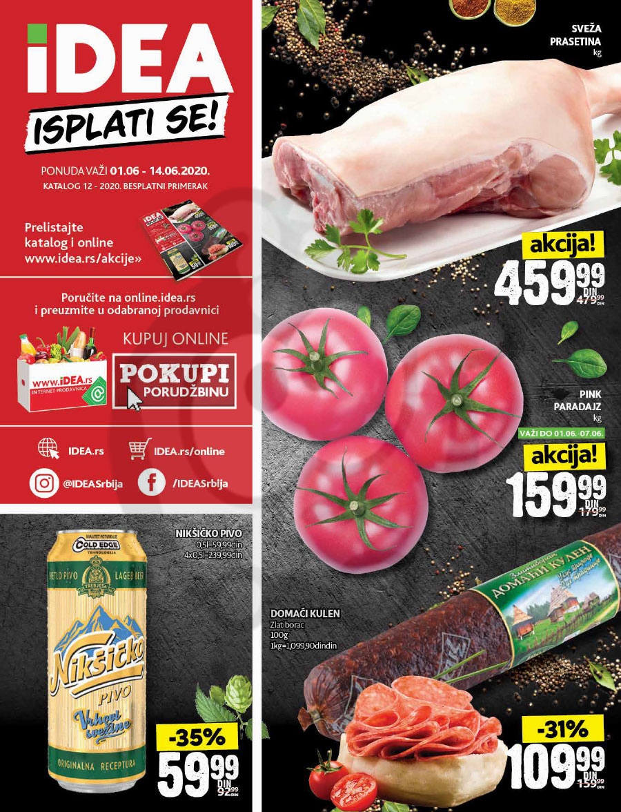 Idea Akcija Katalog Isplati se 01.06. - 14.06.2020. | Kuda u Kupovinu