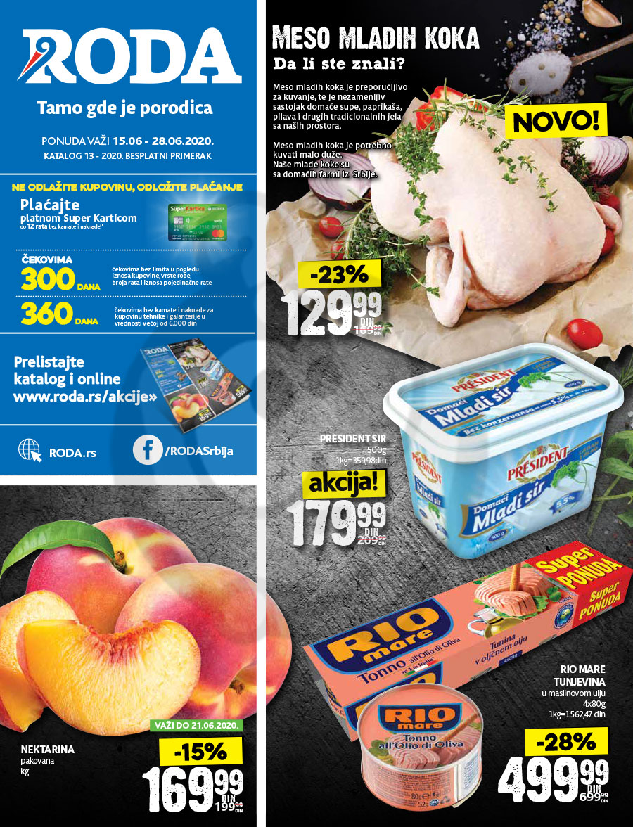 Roda Market Katalog Akcija 15.06. - 28.06.2020. | Kuda u Kupovinu