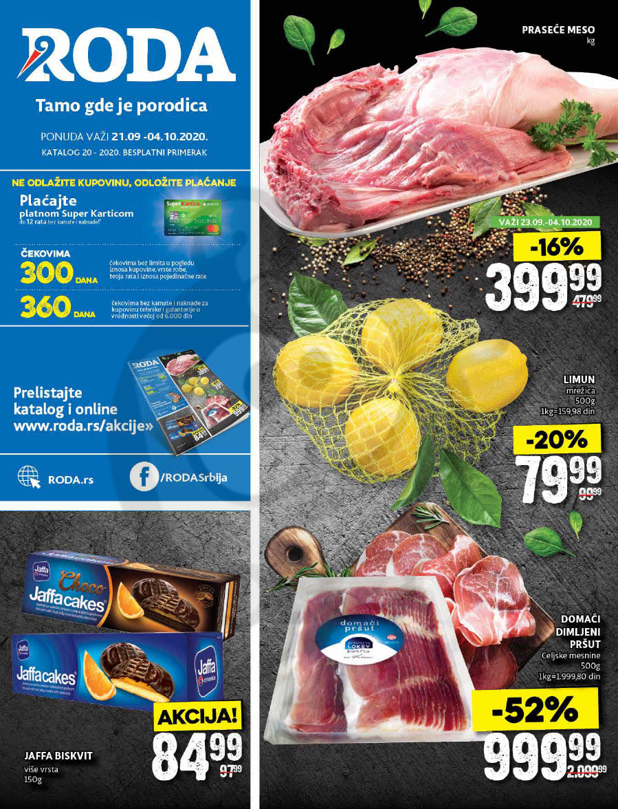 Roda Market Katalog Akcija 21.09. - 04.10.2020. | Kuda u Kupovinu