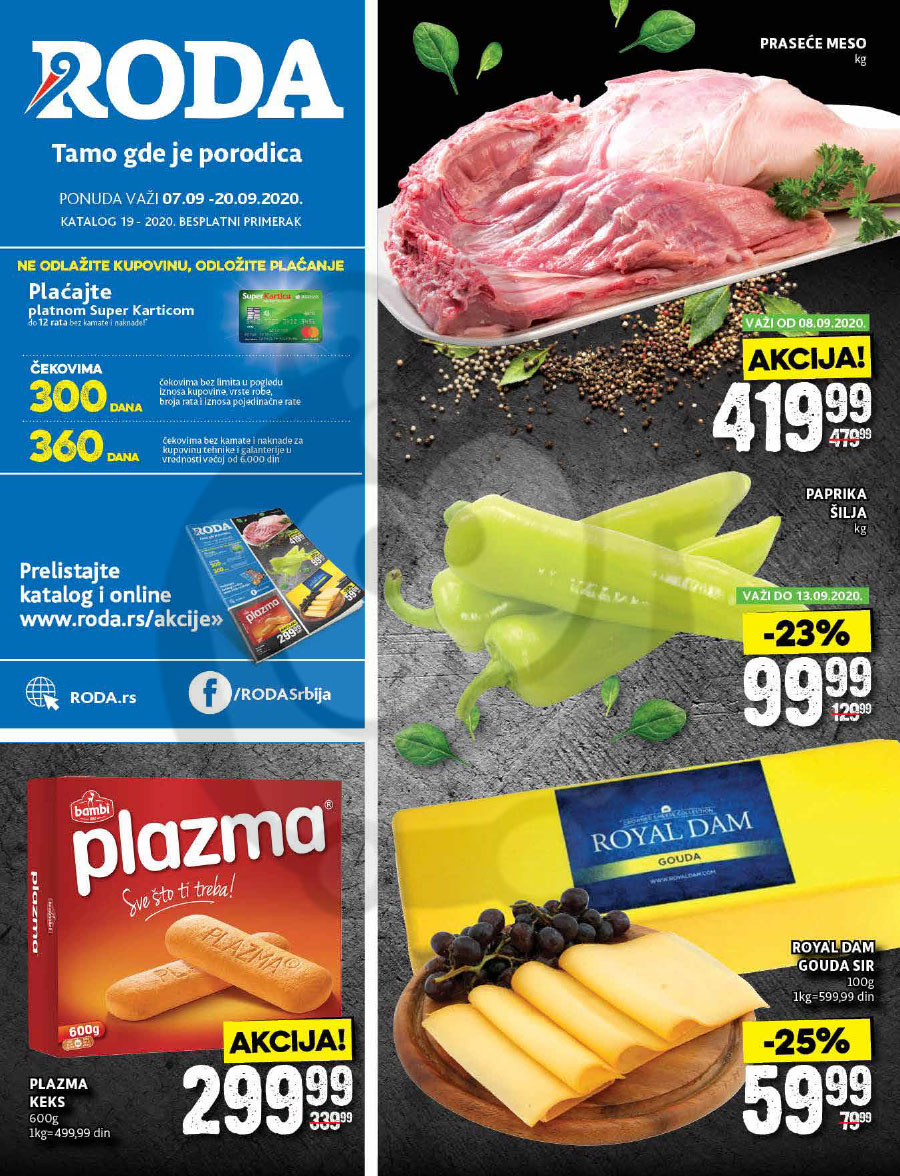 Roda Market Katalog Akcija 07.09. - 20.09.2020. | Kuda u Kupovinu