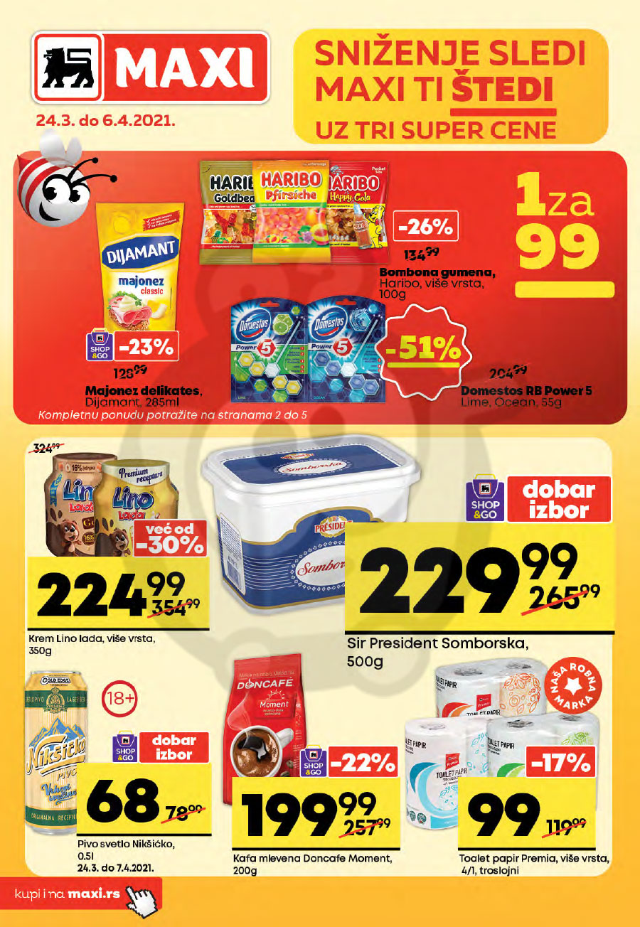 Maxi Katalog Akcija 24.03. - 06.04.2021. | Kuda u Kupovinu