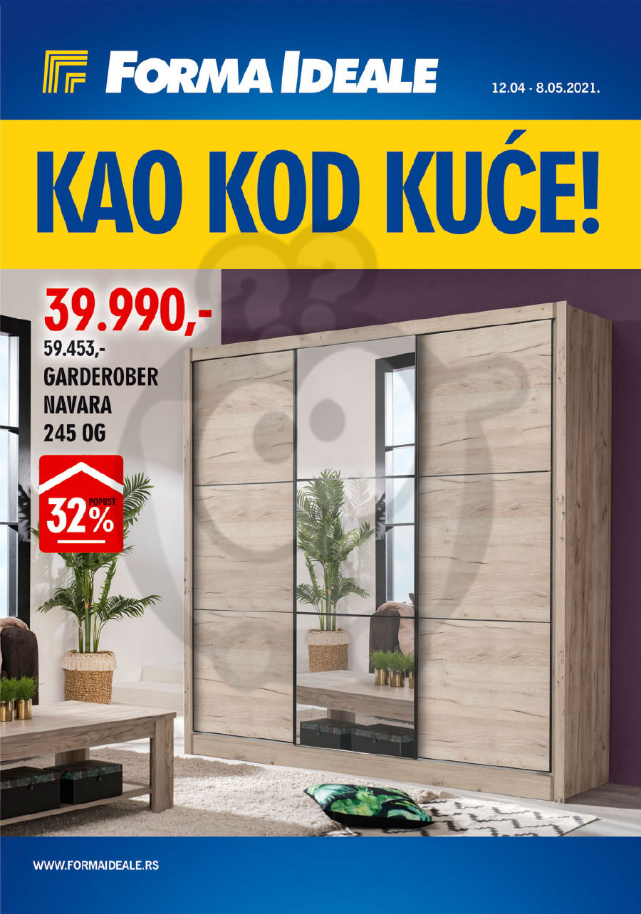Forma Ideale Nameštaj Katalog Akcija April 2021. | Kuda u Kupovinu