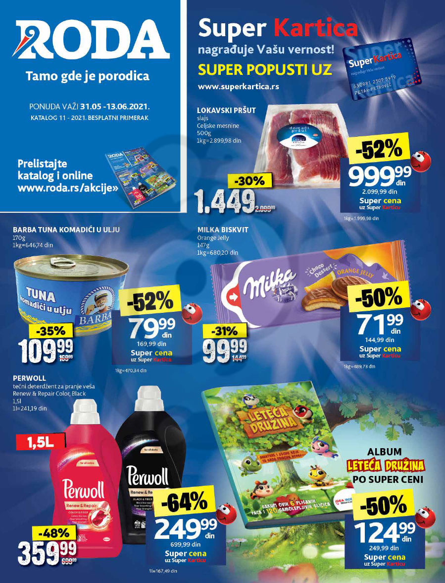 Roda Market Katalog Akcija 31.05 - 13.06.2021. | Kuda u Kupovinu