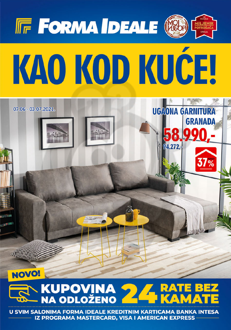 Forma Ideale Nameštaj Katalog Akcija Jun 2021. | Kuda u Kupovinu