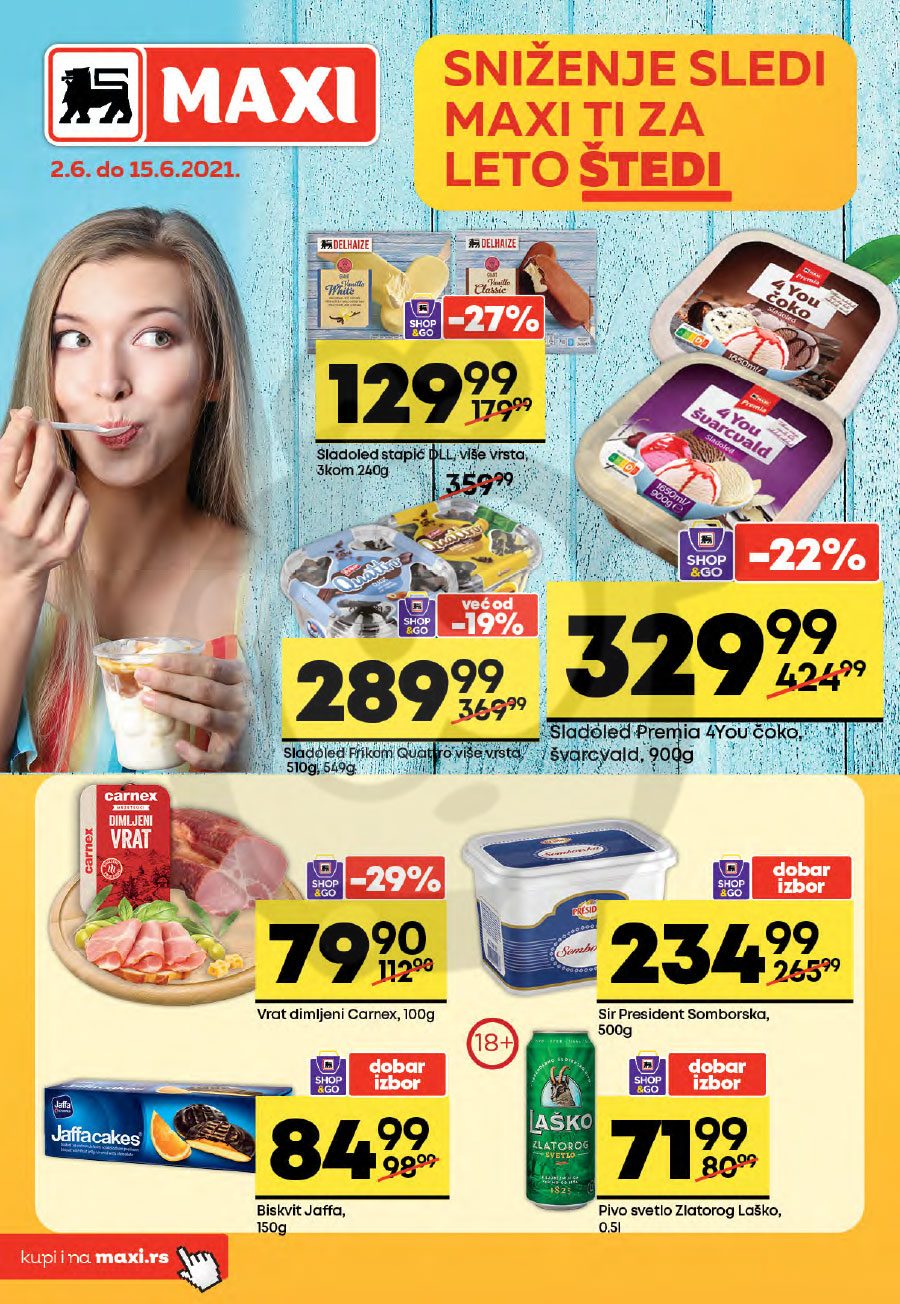 Maxi Katalog Akcija 02.06. - 15.06.2021. | Kuda u Kupovinu