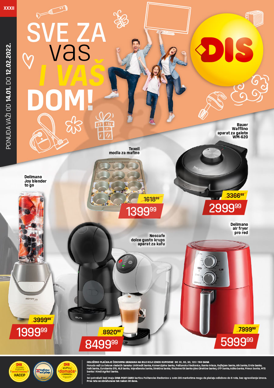 Dis Market Katalog Akcija 14.01. - 12.02.2022. | Kuda u Kupovinu