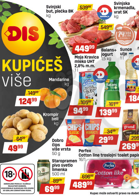 Dis Vikend Akcija 21.01. - 27.01.2022. | Kuda u Kupovinu