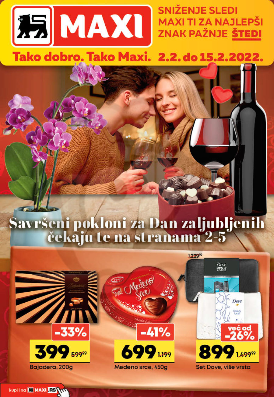 Maxi Katalog Akcija 02.02. - 15.02.2022. | Kuda u Kupovinu