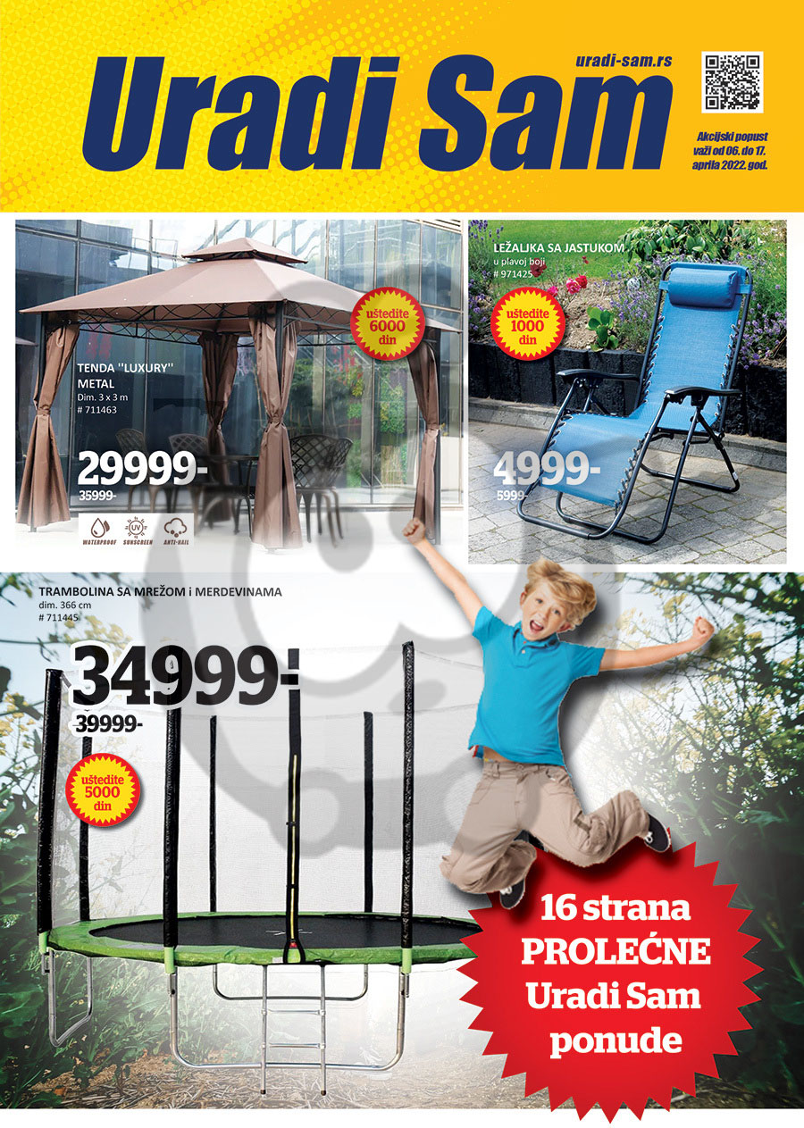 Uradi Sam Katalog Akcija 06.04. -17.04.2022. | Kuda u Kupovinu