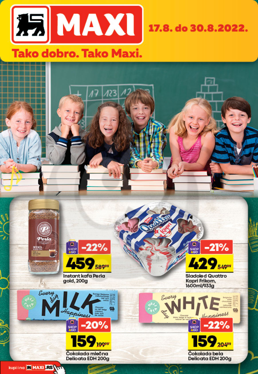 Maxi Katalog Akcija 17.08. - 30.08.2022. | Kuda u Kupovinu