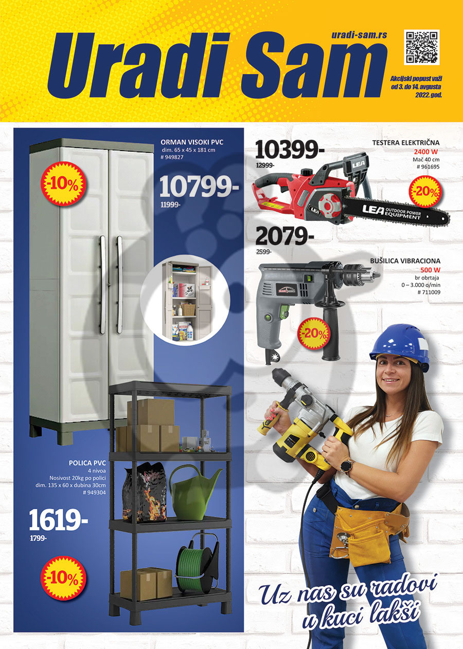 Uradi Sam Katalog Akcija 03.08. -14.08.2022. | Kuda u Kupovinu