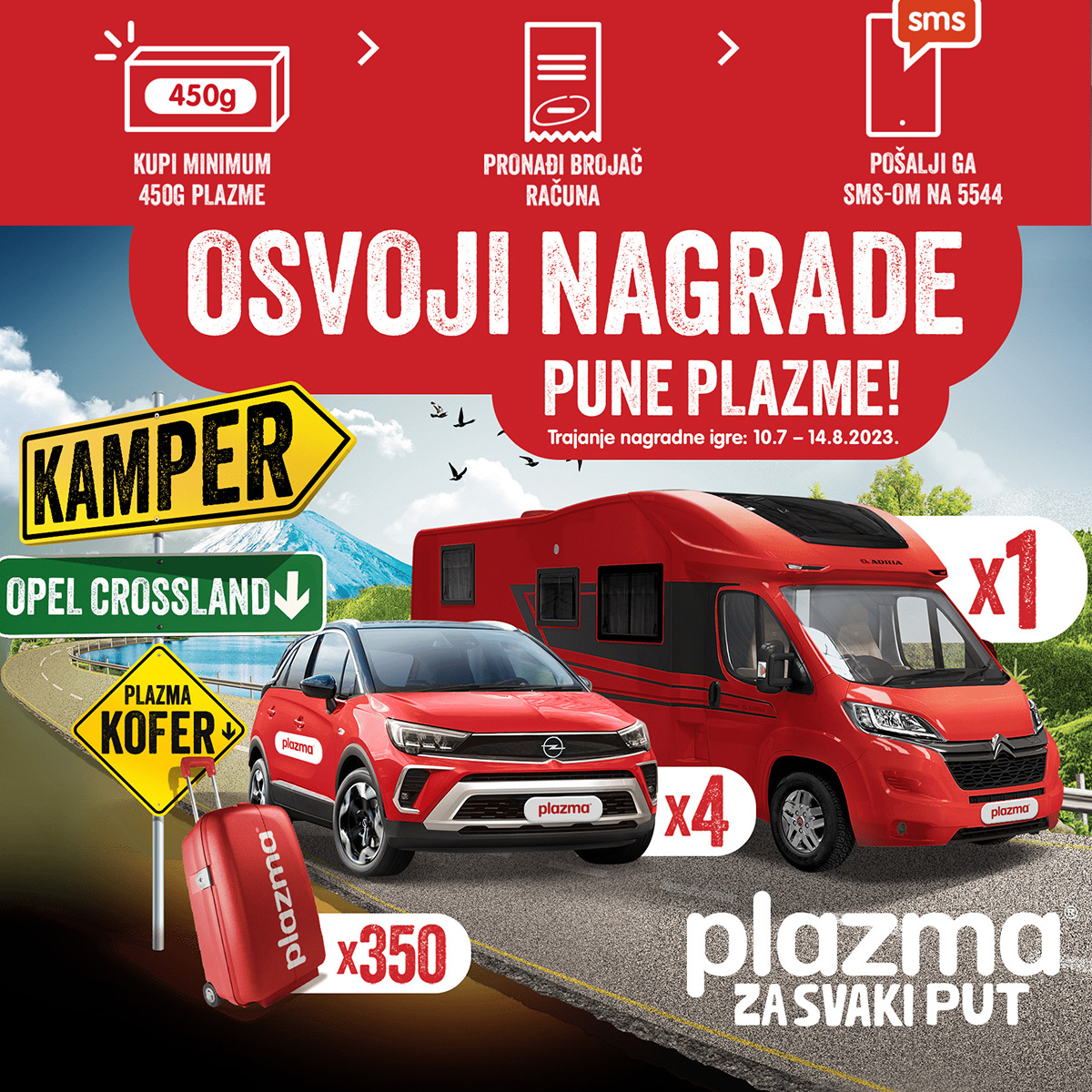 Plazma nagradna igra 2023 putovanje puno plazme | Kuda u Kupovinu