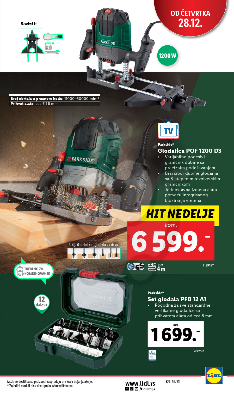 LIDL SRBIJA Tehnika Katalog Akcija Decembar 28.12.2023. - 03.01.2024. | Kuda u Kupovinu