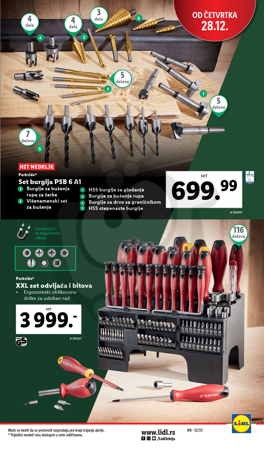 LIDL SRBIJA Tehnika Katalog Akcija Decembar 28.12.2023. - 03.01.2024 ...
