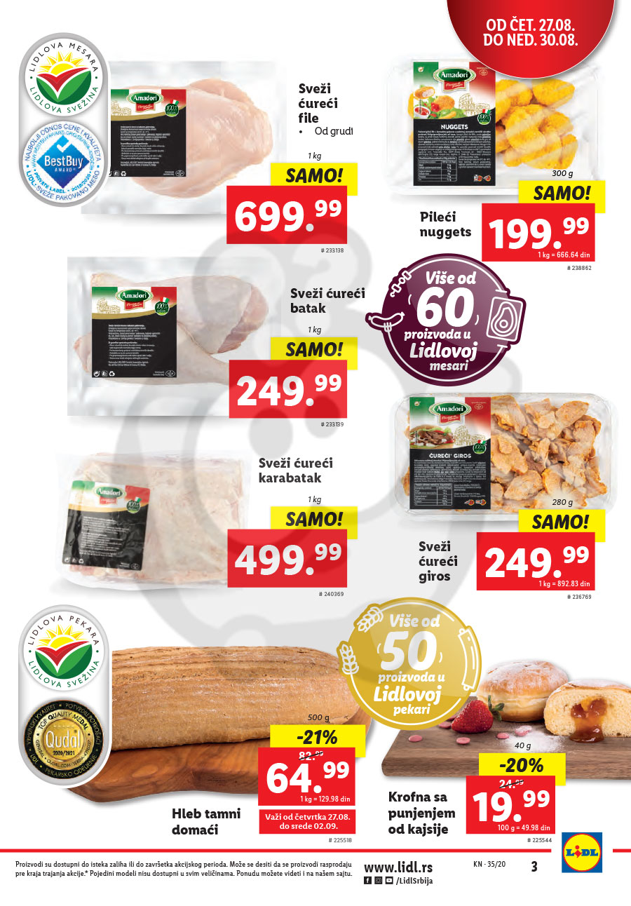 LIDL SRBIJA Katalog Akcija 27.08. - 02.09.2020. | Kuda u Kupovinu