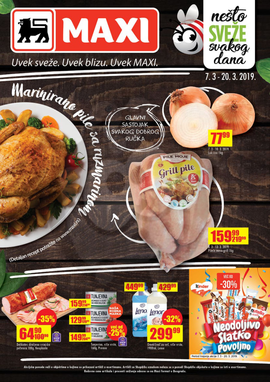 Maxi Katalog Akcija 07.03. - 20.03.2019. | Kuda u Kupovinu