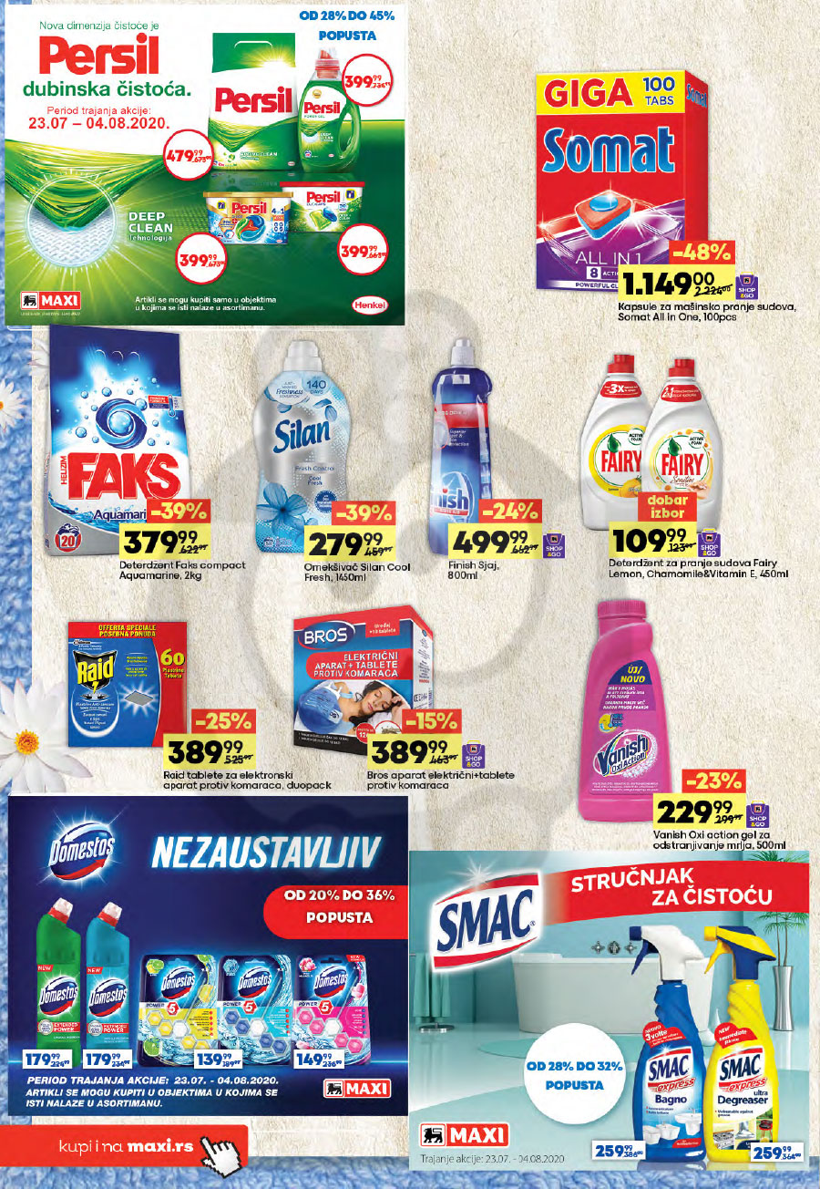 Maxi Katalog Akcija 23.07. - 04.08.2020. | Kuda u Kupovinu