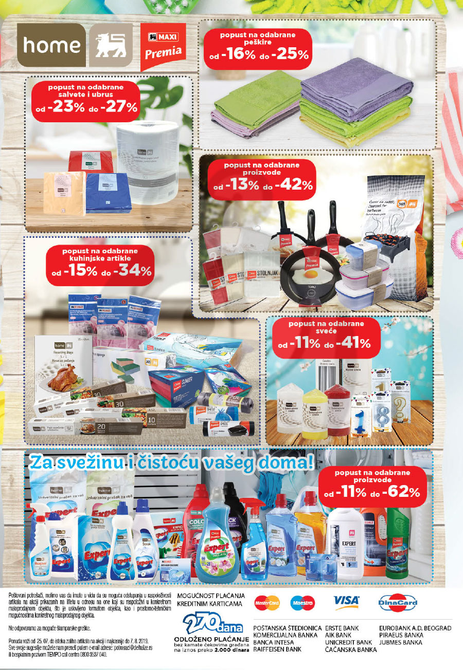 Maxi Katalog Akcija Premia Proizvodi 25.07. - 07.08.2019. | Kuda u Kupovinu