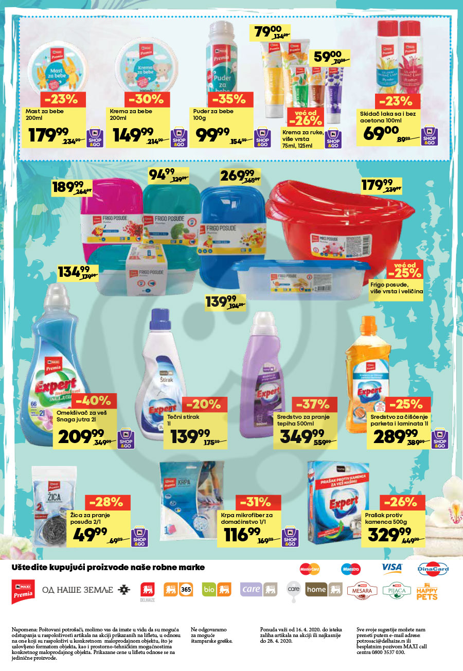 Maxi Katalog Akcija Premia Proizvodi 16.04. - 28.04.2020. | Kuda u Kupovinu