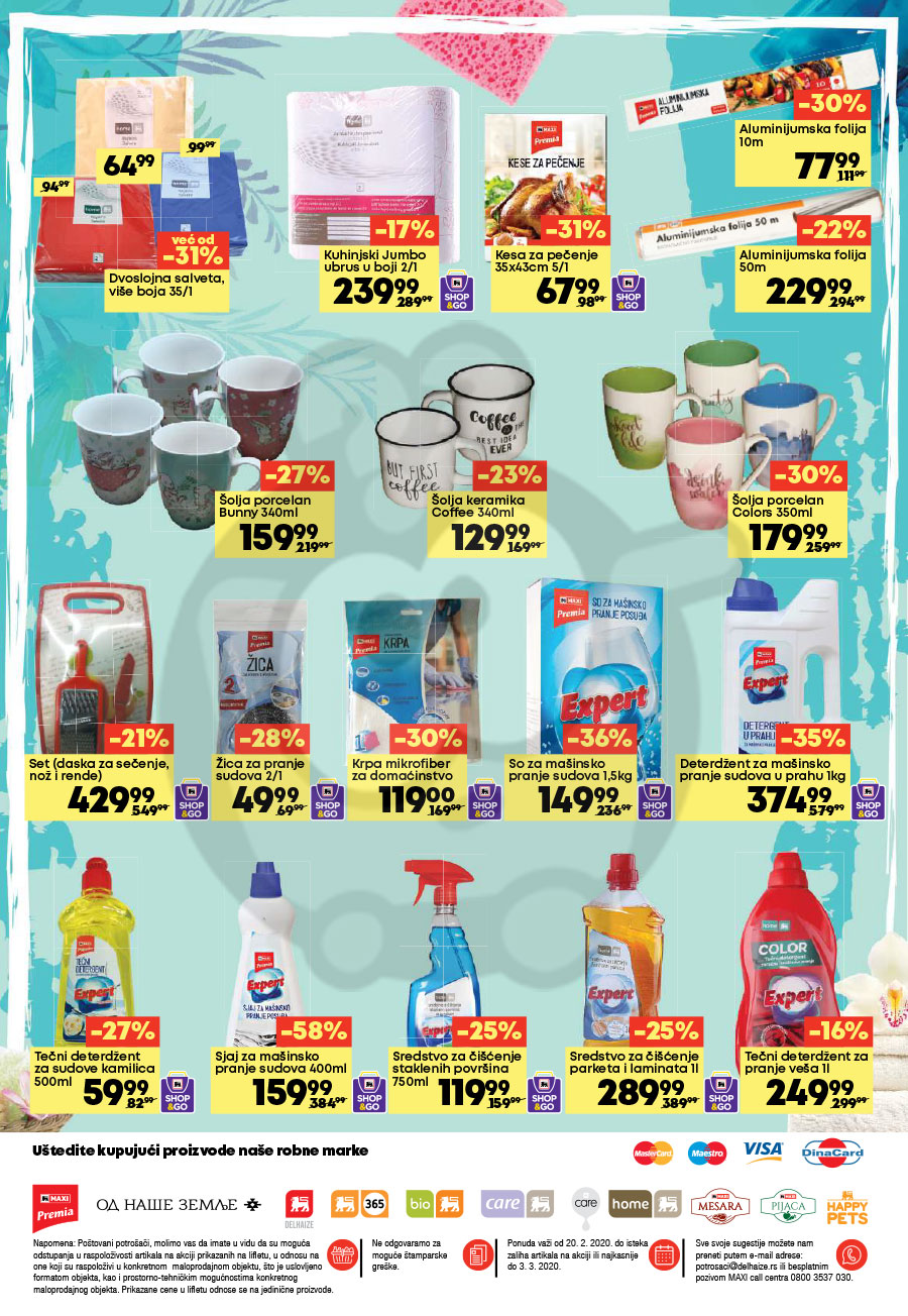 Maxi Katalog Akcija Premia Proizvodi 20.02. - 03.03.2020. | Kuda u Kupovinu