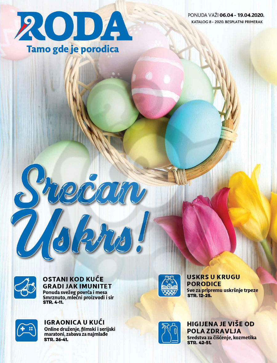 Roda Market Katalog Akcija 06.04. - 19.04.2020. | Kuda u Kupovinu