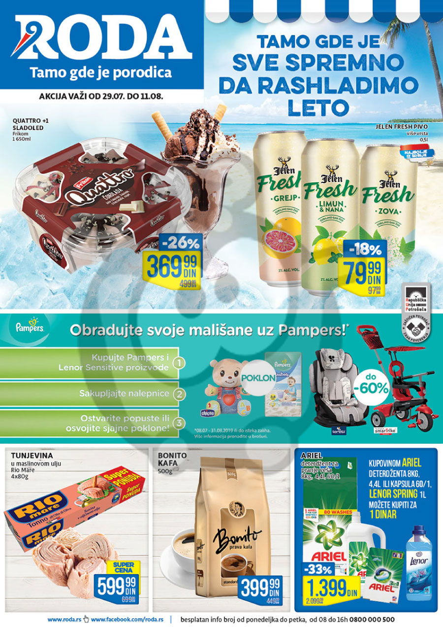 Roda Market Katalog Akcija 29.07. - 11.08.2019. | Kuda u Kupovinu