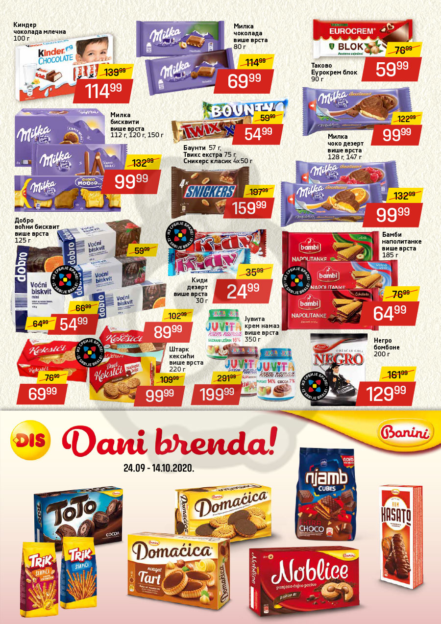 Dis Market Katalog Akcija 24.09. - 14.10.2020. | Kuda u Kupovinu