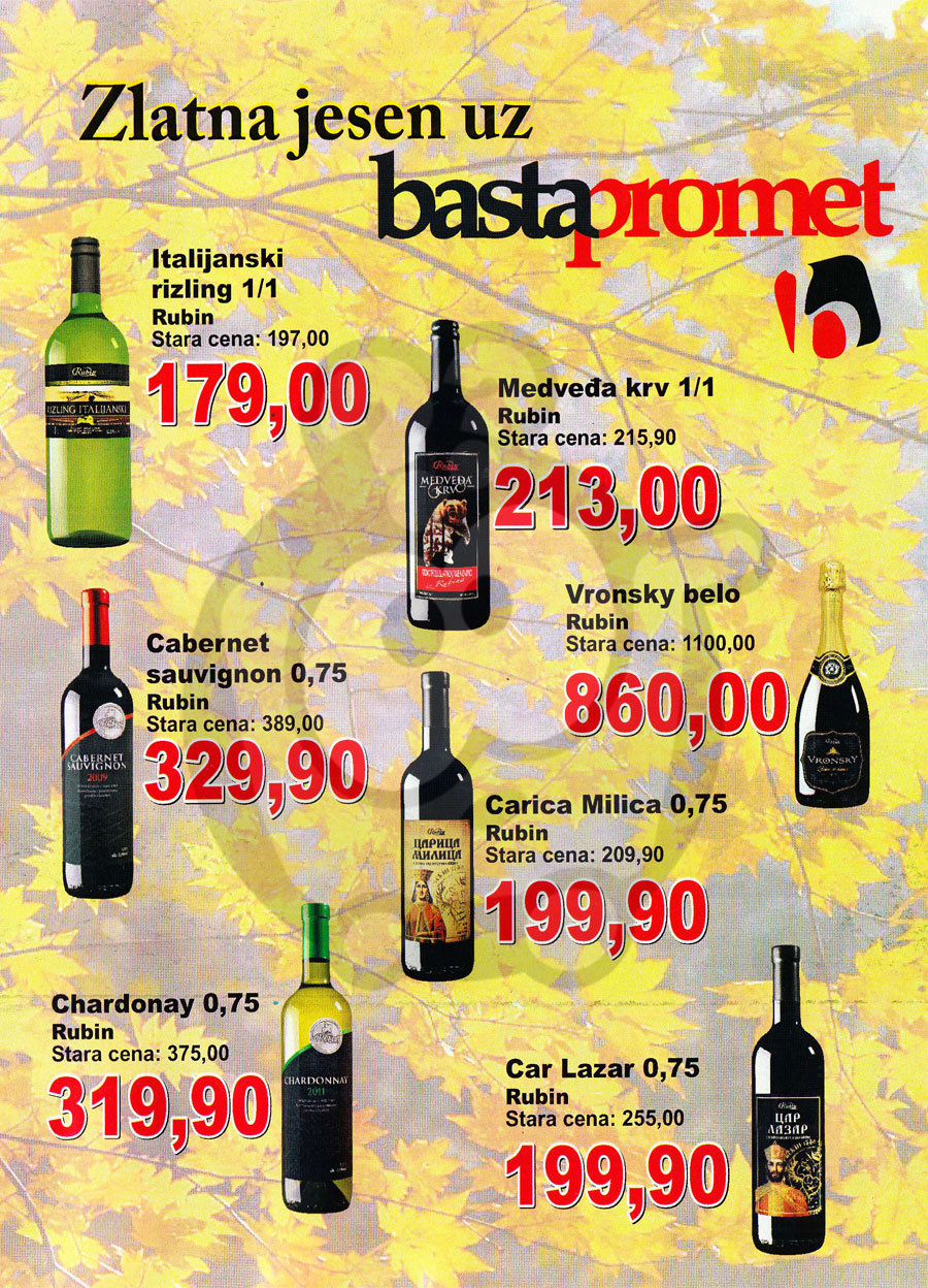 Basta Promet Diskonti Akcija Katalog 23.11. - 30.11.2015. | Kuda u Kupovinu