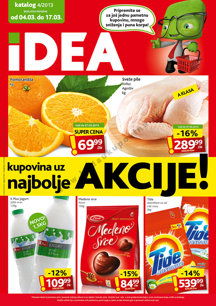 Idea Katalog Akcija 04.03. - 17.03.2013. | Kuda u Kupovinu
