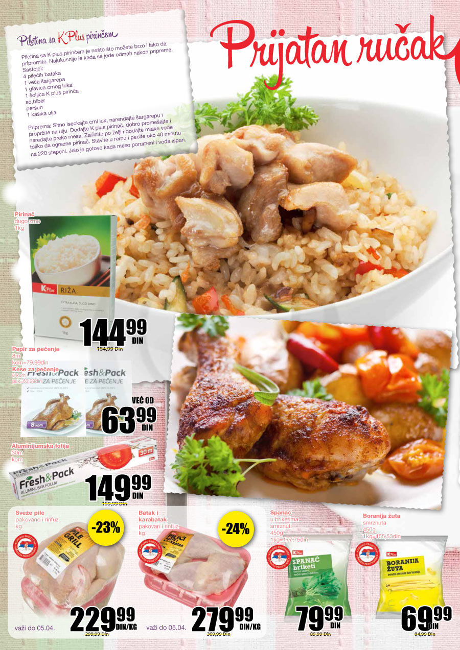 Idea Specijalna Akcija K plus proizvodi 30.03. - 30.04.2015. | Kuda u ...