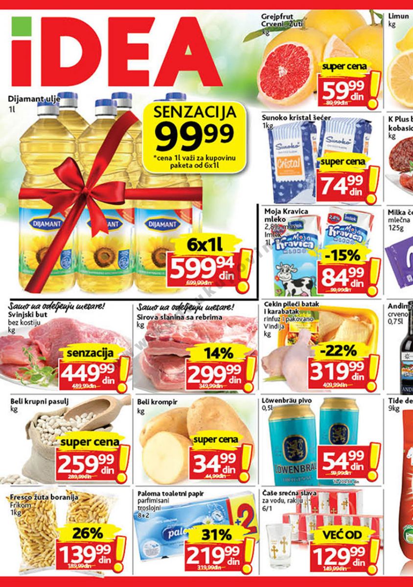 Idea Vikend Katalog Akcija 17.01. - 20.01.2014. | Kuda u Kupovinu