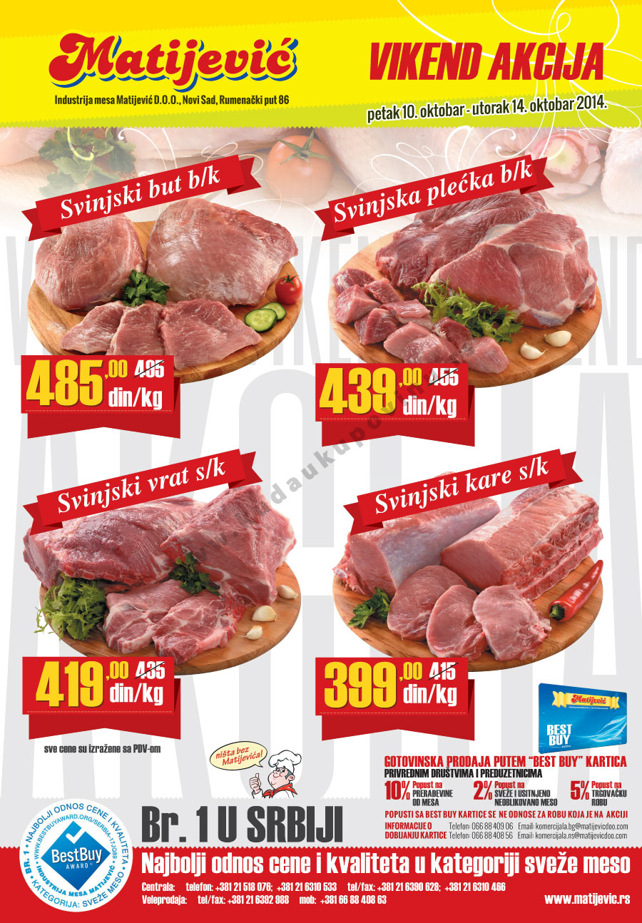 Matijević Katalog Akcija 06.10. - 12.10.2014. | Kuda u Kupovinu