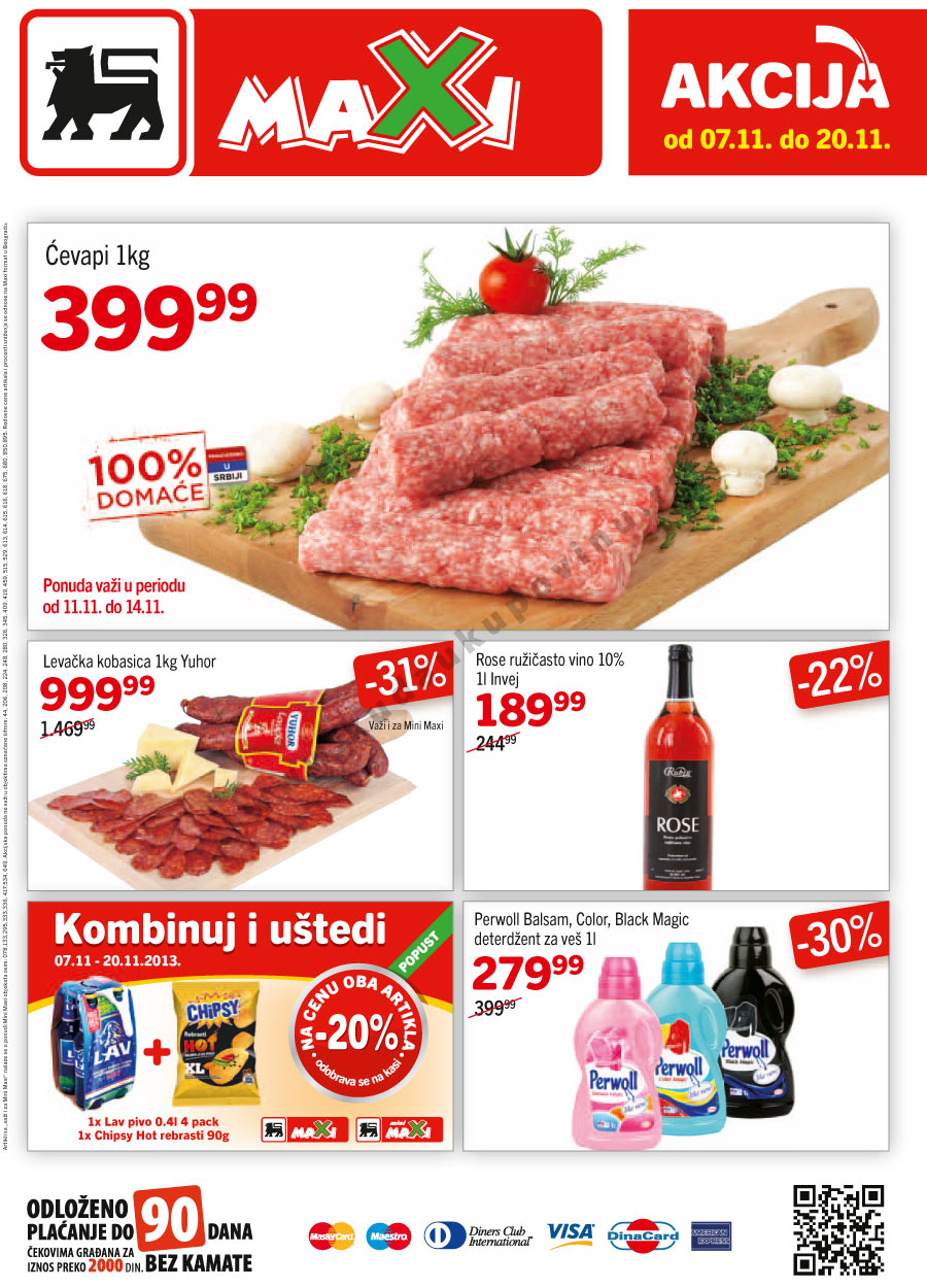 Maxi Katalog Akcija 07.11. - 20.11.2013. | Kuda u Kupovinu