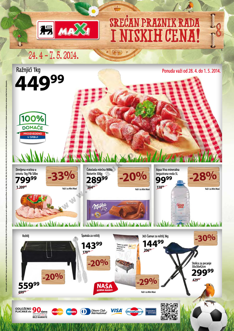 Maxi Katalog Akcija 24.04. - 07.05.2014. | Kuda u Kupovinu